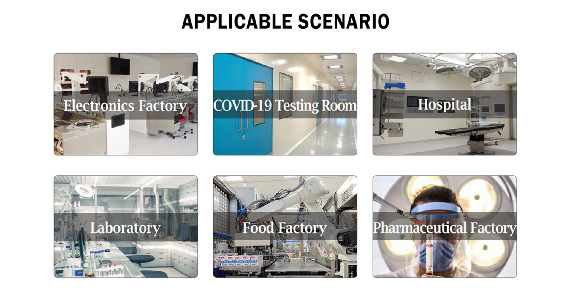 4*4 DC Motor FFU hepa fan filter unit for clean room