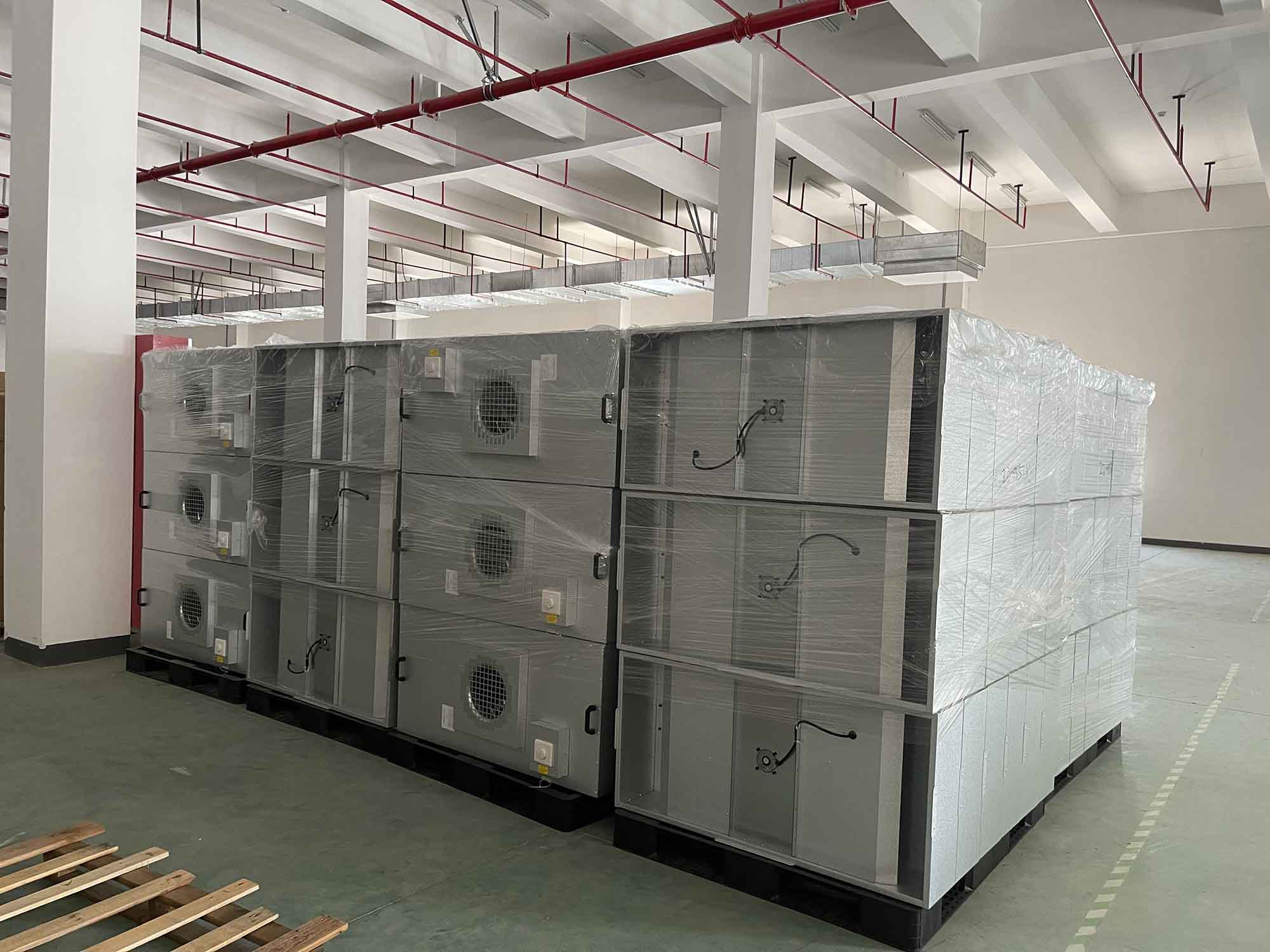 230V Cleanroom efu Fan Filter Unit Filter Systems Industry Class 100