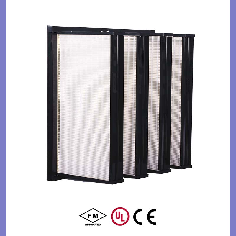 V bank filter Provides a collection efficiency of99.99% or higher High ...